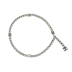 CHANEL | Accessories | Chanel 98p Vintage Silver Logo Cc Pendant Chain ...